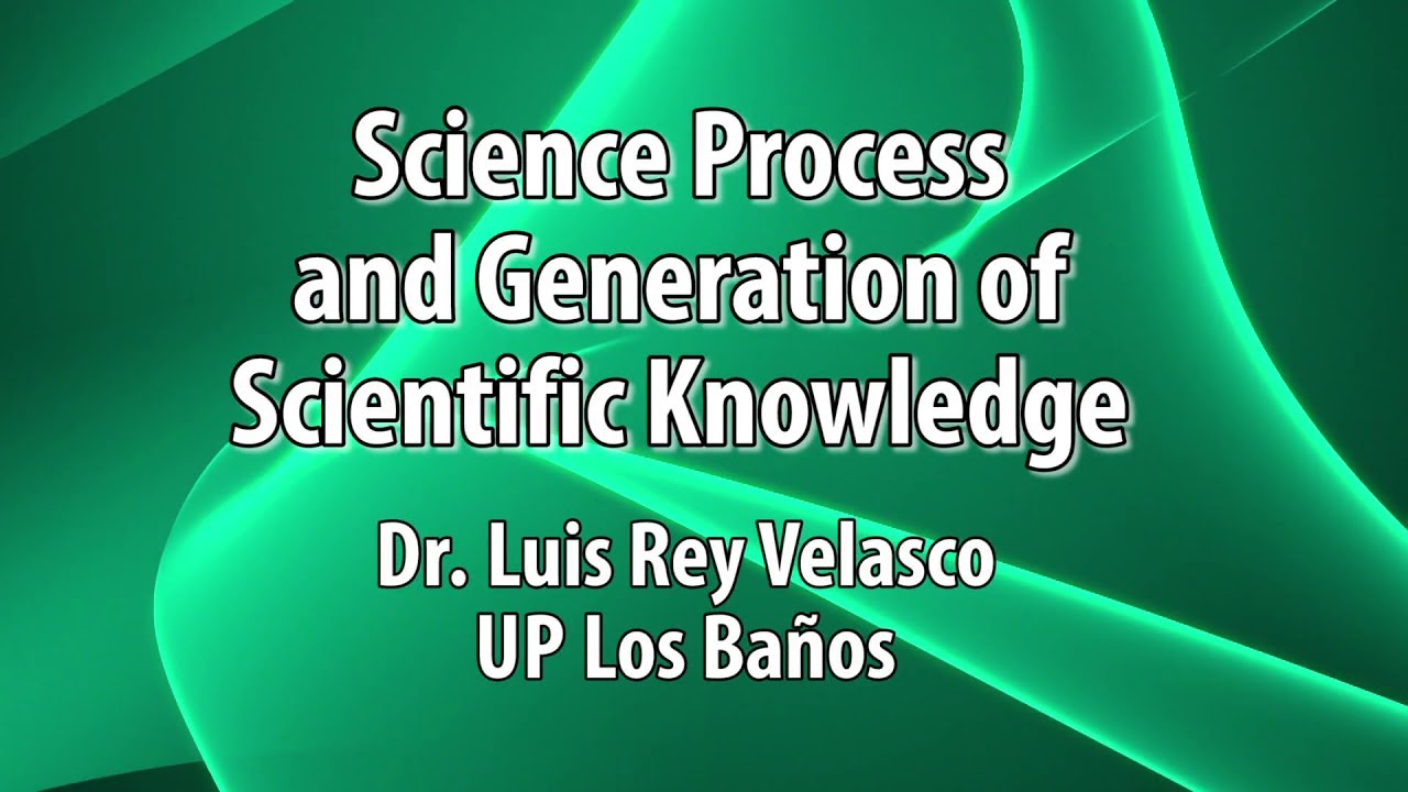 UP TALKS | Science Process and Generation of Scientific Knowledge | TVUP