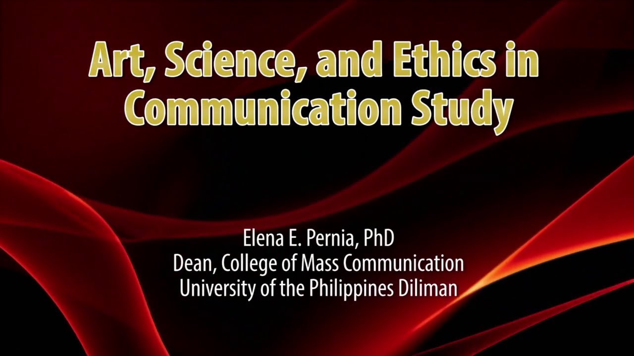 UP TALKS | Art, Science and Ethics in Communication Study | TVUP